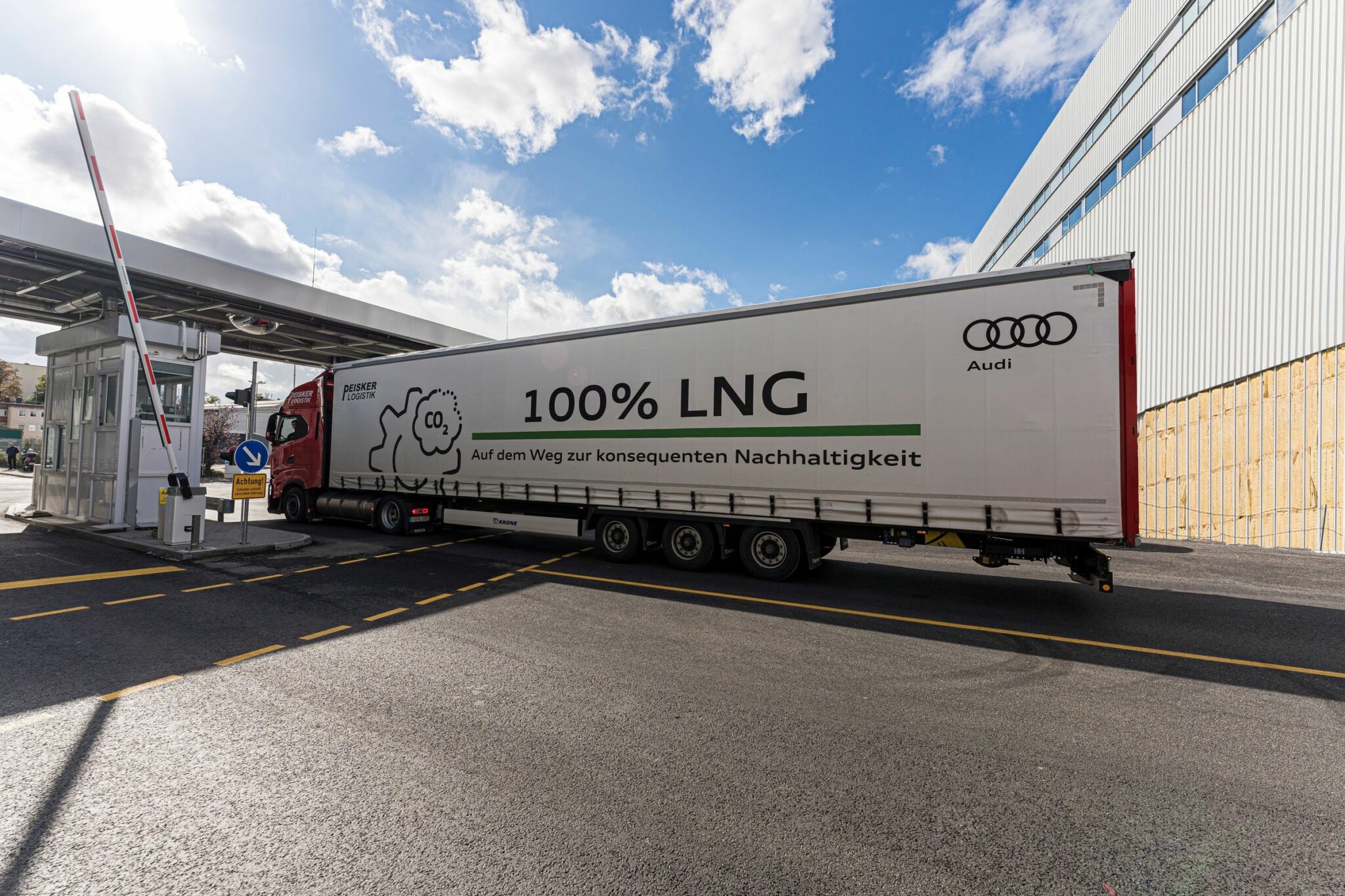 Peisker Logistik setzt LNG-angetriebene Lkws für die Audi AG ein ...